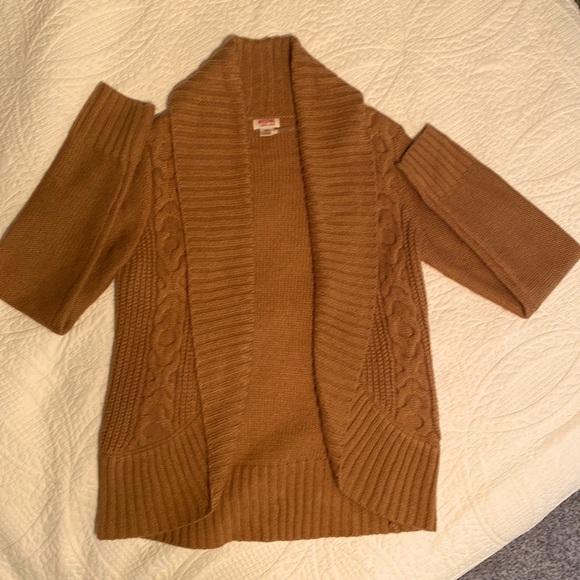 Mossimo Supply Co. | Sweaters | Mossimo Camel Brown Cable Knit Sweater ...